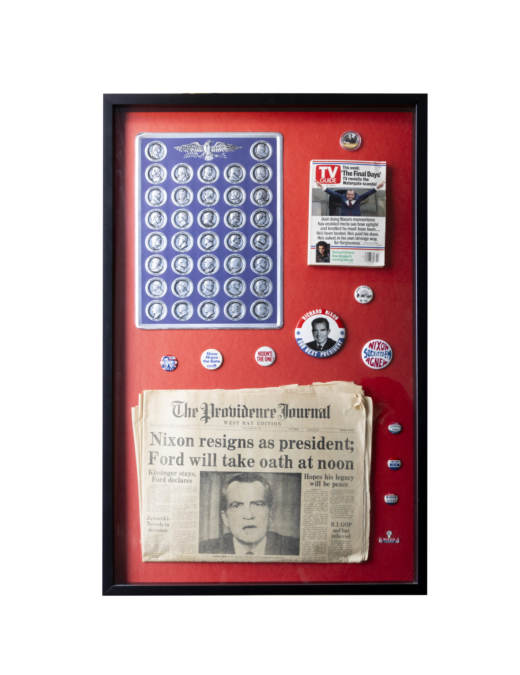 A collection of President Nixon memorabilia – Viva La Memory